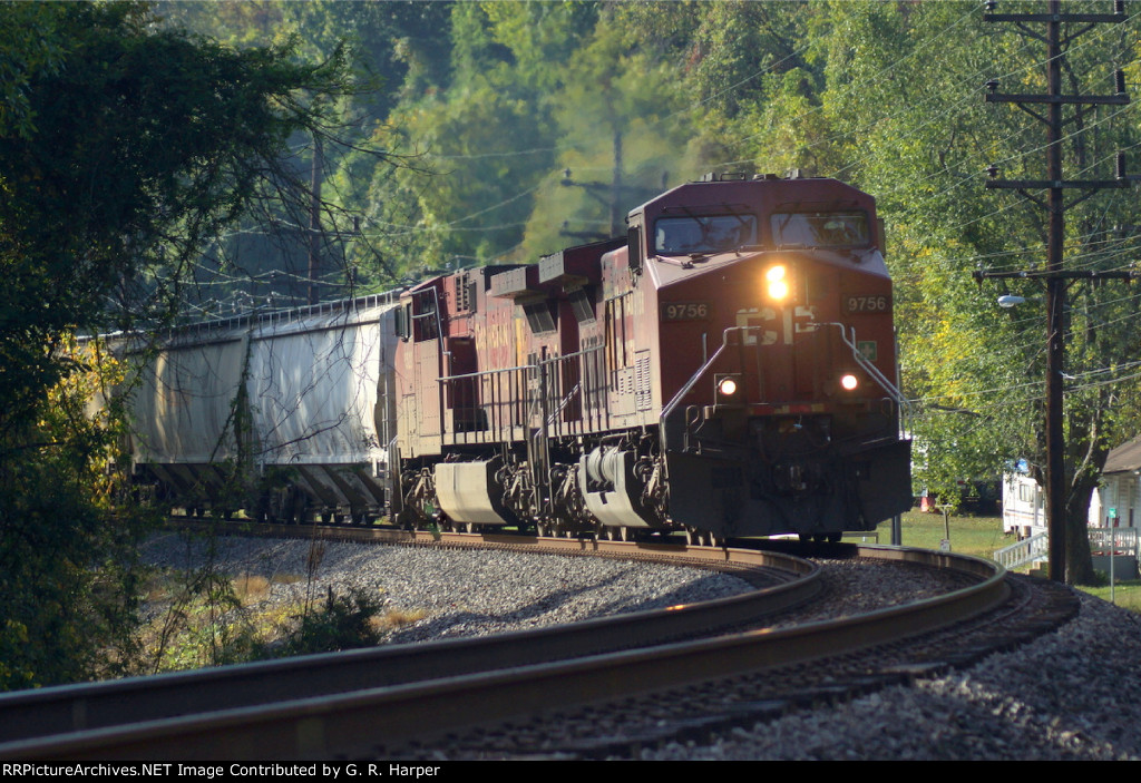 A pair of CP units westbound on the V98704.